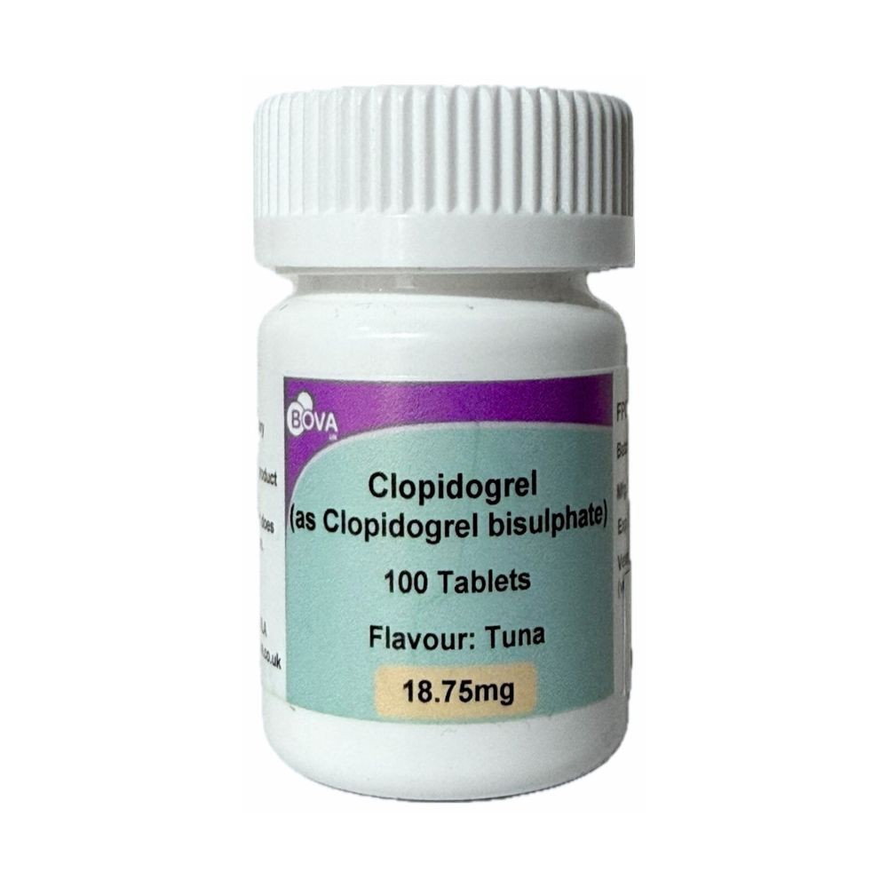 BOVA Clopidogrel 18.75mg Tablets抗凝血藥錠 - Pet23