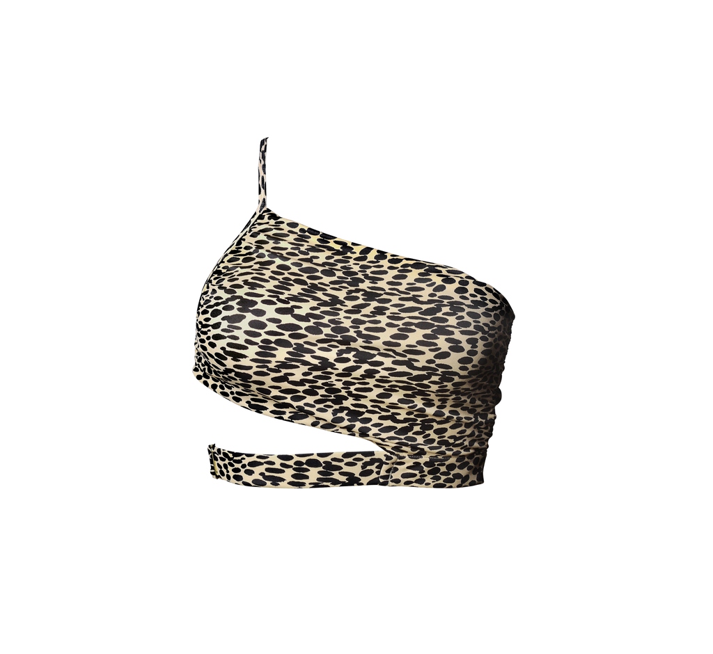 Dots one shoulder bikini top - Hamade - Hamade - Hamade