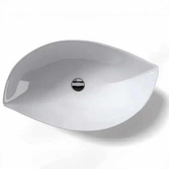 VALDAMA PRL0100 Piroga wash basin 65 x 38 x 15.5cm glossy w - SUNEAST ...