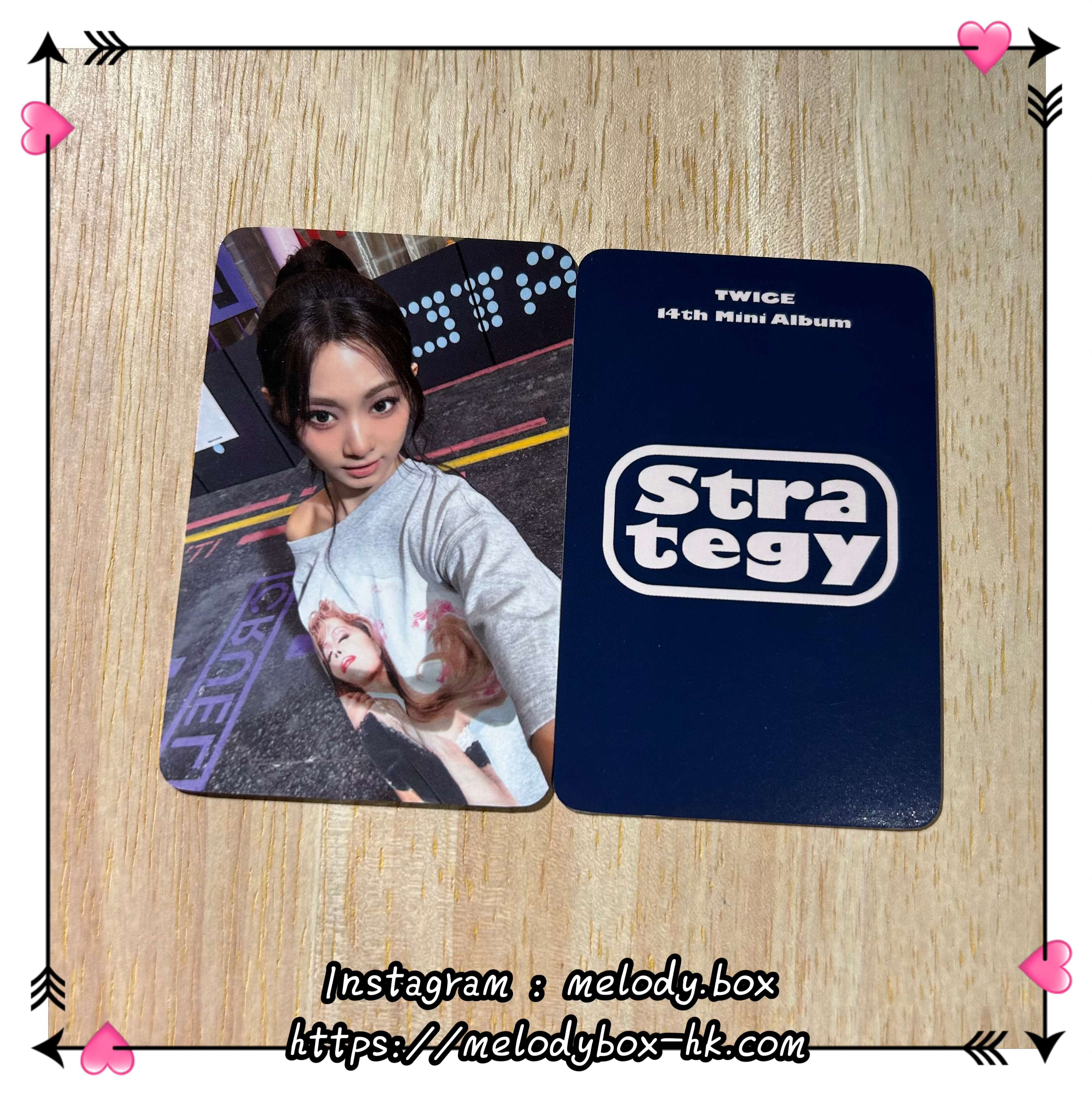 TWICE Strategy Digipack WithMuu Photocard Tzuyu - MelodyBox