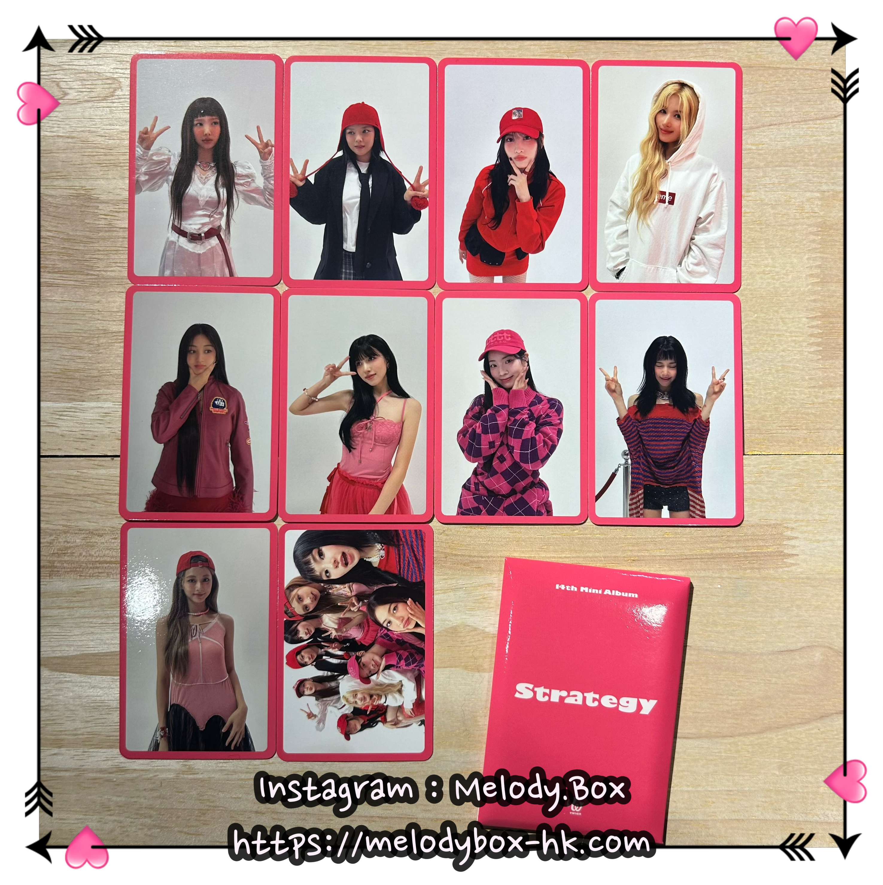 TWICE Strategy / Step 2 Pre-Order Photocard Set - MelodyBox