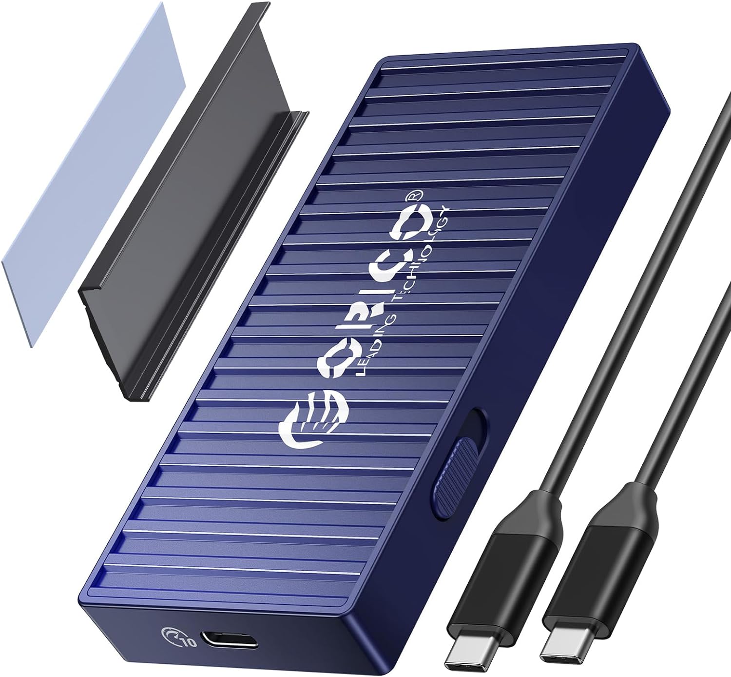 ORICO Aluminum USB3.1 Gen2 Mini Clip-open M.2 M-Key NVME SSD - ORICO-HK