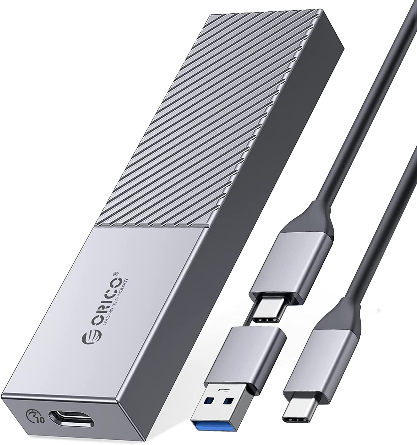 ORICO Aluminum USB3.1 Gen2 Mini Clip-open M.2 M-Key NVME SSD - ORICO-HK