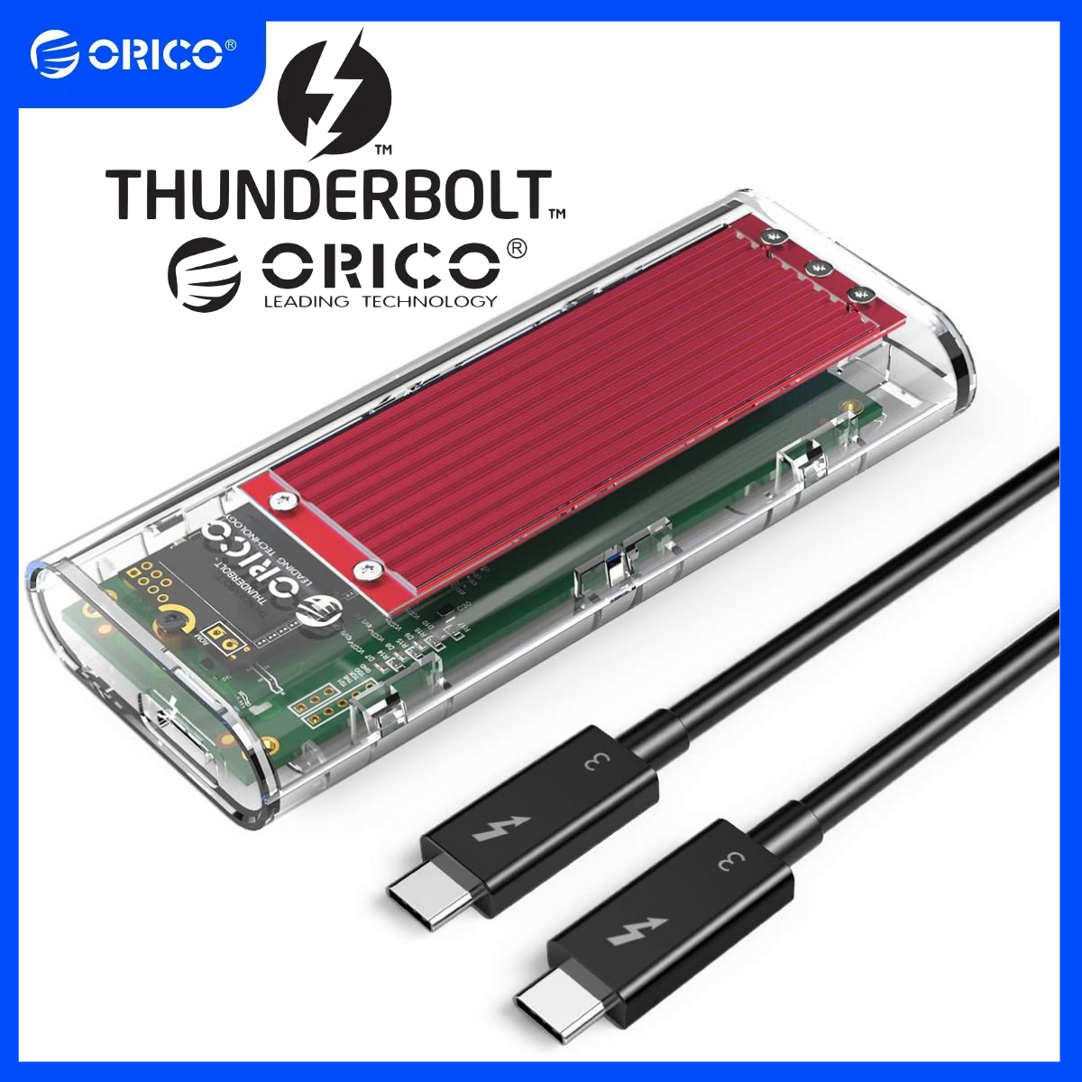 ORICO THUNDERBOLT3 M.2 ENCLOSURE[TCM2T3-G40] - ORICO-HK