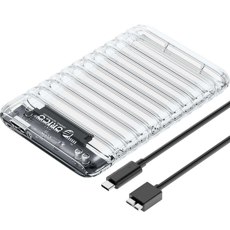 ORICO 2.5 inch USB 3.0 Transparent External Hard Drive Enclos - ORICO-HK