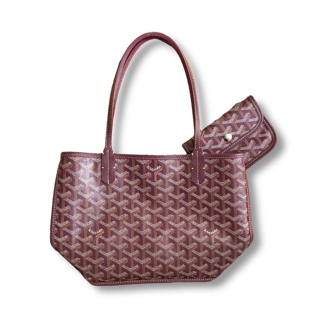 Goyard Mini Tote Bag burgundy - Manaddict