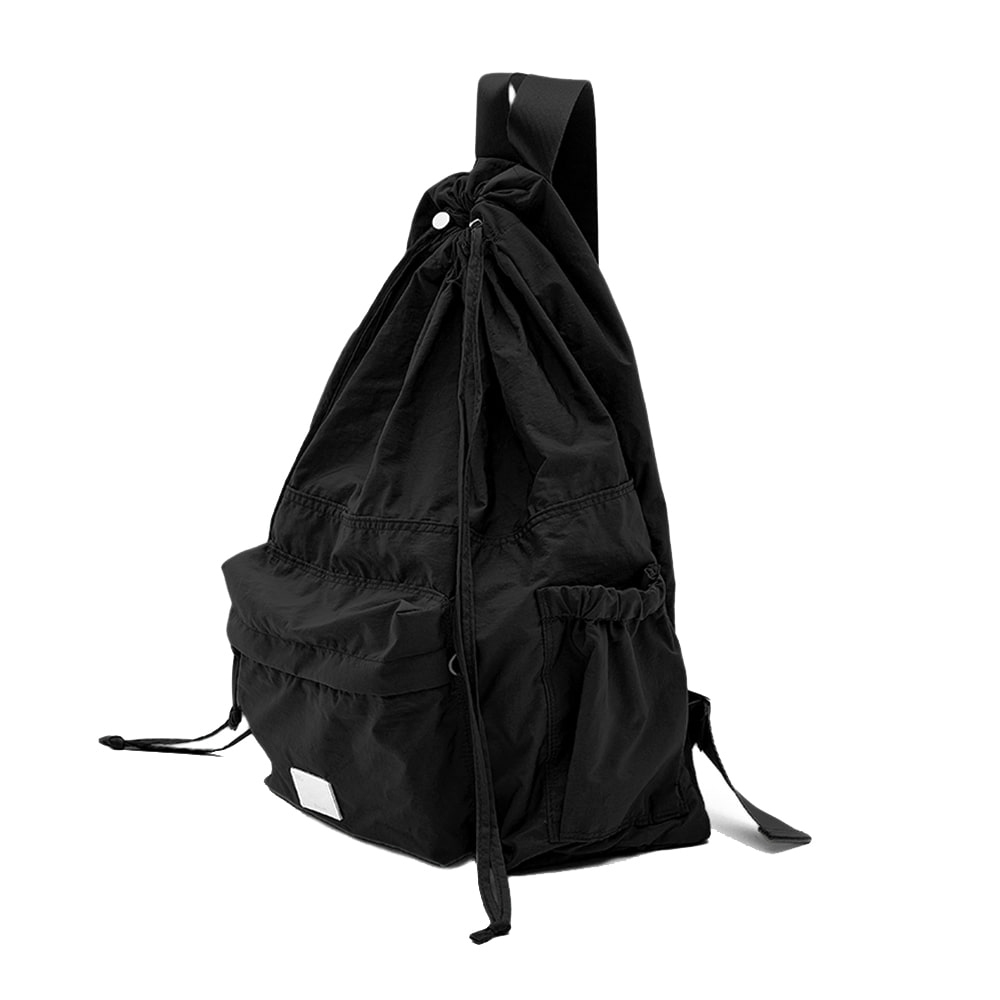 【Fennec】DRAWSTRING BACKPACK - BLACK - SEOUL U SOMETHINGS
