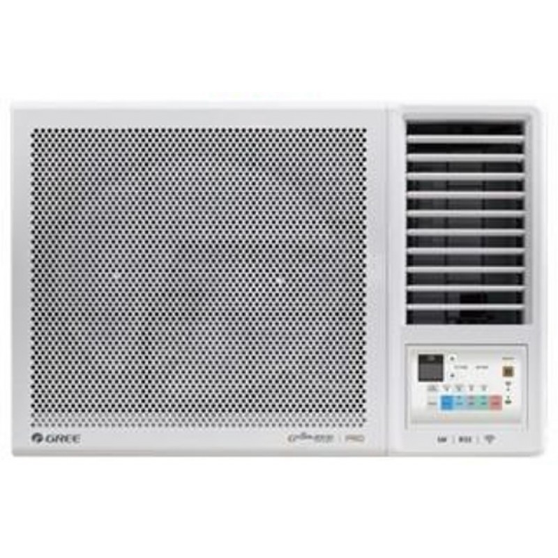 Gree 格力 GWH07PZ 3/4匹 R32 G-Panel 雙黑鑽 變頻冷暖 窗口式冷氣機 (冷氣大優惠) - 工商聯會優惠店
