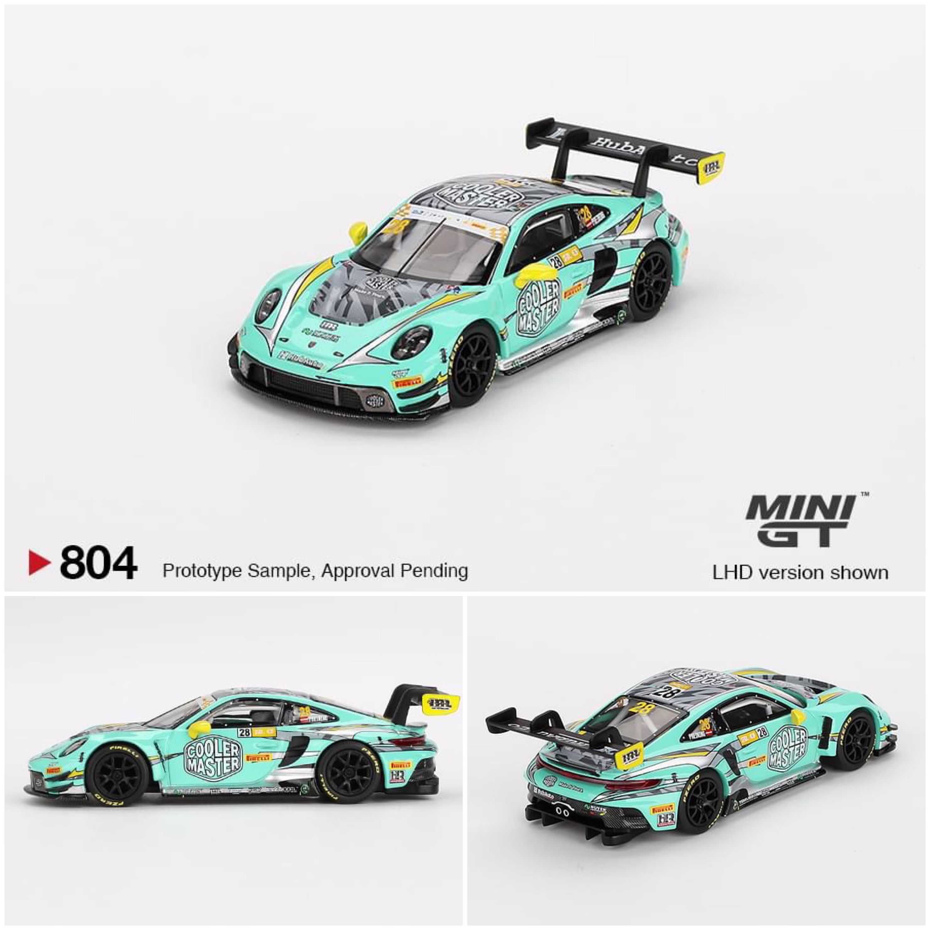 《預訂 Pre-order 》MINIGT MINI GT 804 - Porsche 911 GT3 R #28 Hub - JackFat ...