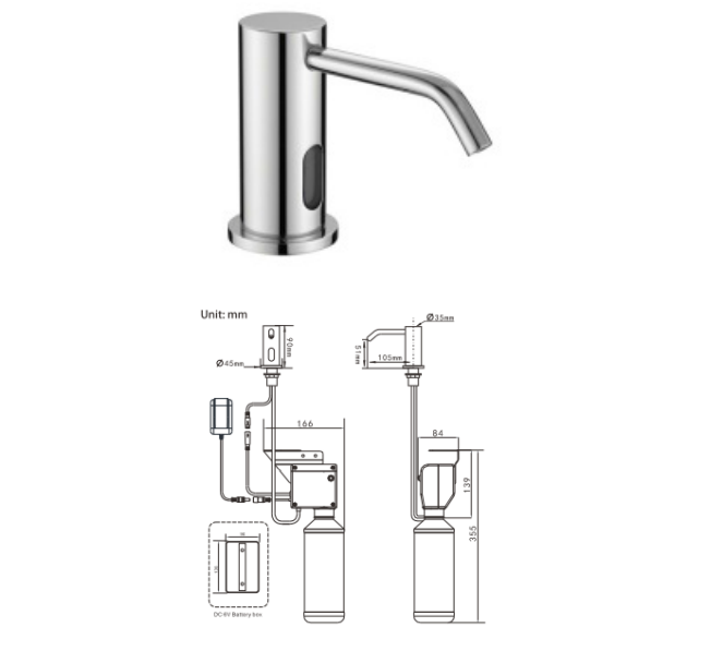 Bellini 906 感應皂液機 - DDSHOP LIMITED