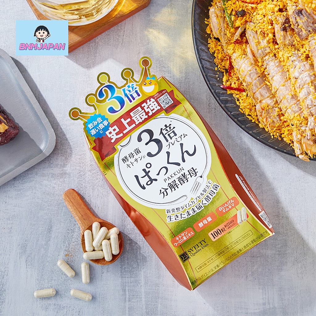 日本 Svelty 3倍糖質分解酵母加強版 100粒 - Bnmjapan