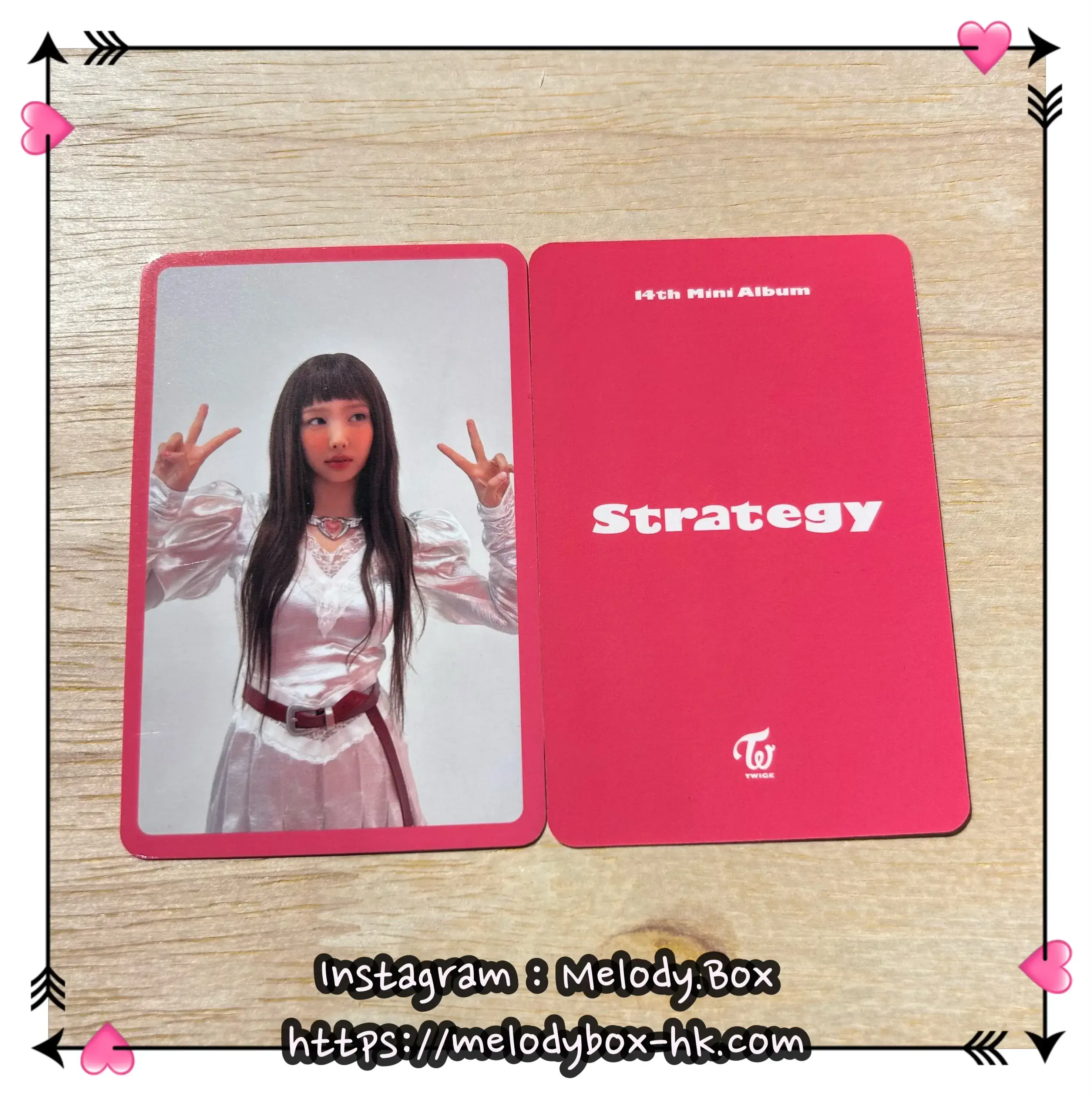 TWICE Strategy / Step 2 Pre-Order Photocard Set - MelodyBox