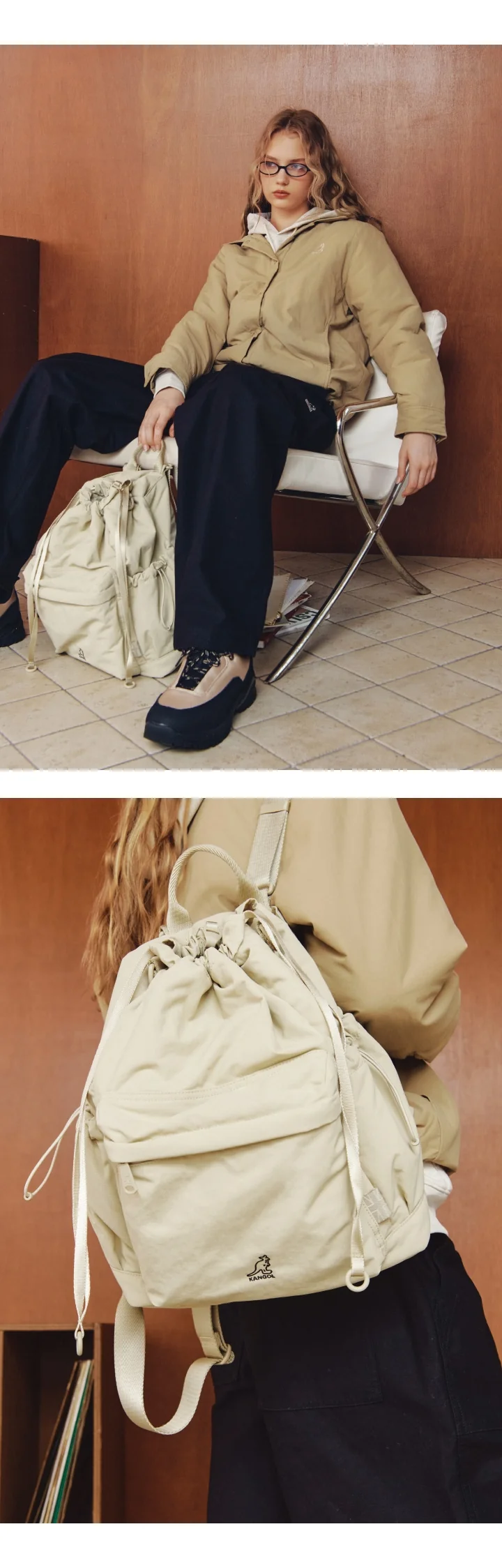 Kangol Essential Plus String Backpack (More Colors) - littlething